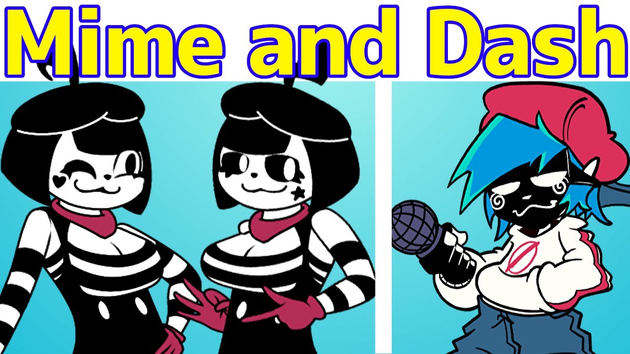 Friday Night Funkin Mime And Dash Vs Bonbon And Chuchu Youtube