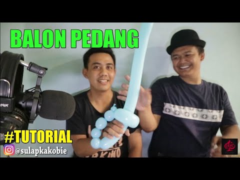 TUTORIAL BALON PANJANG PEDANG PALING MUDAH - YouTube