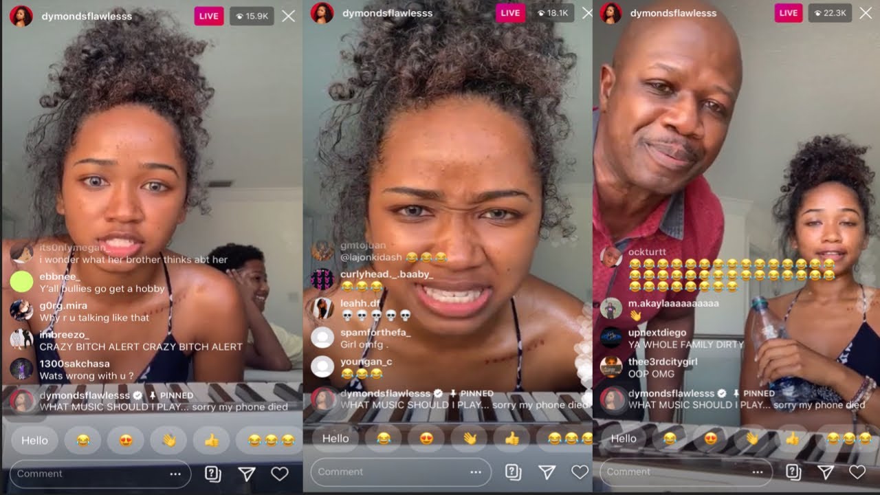 DymondsFlawless Instagram Live On Her Being On Drugs And King Cid 6/30 ...