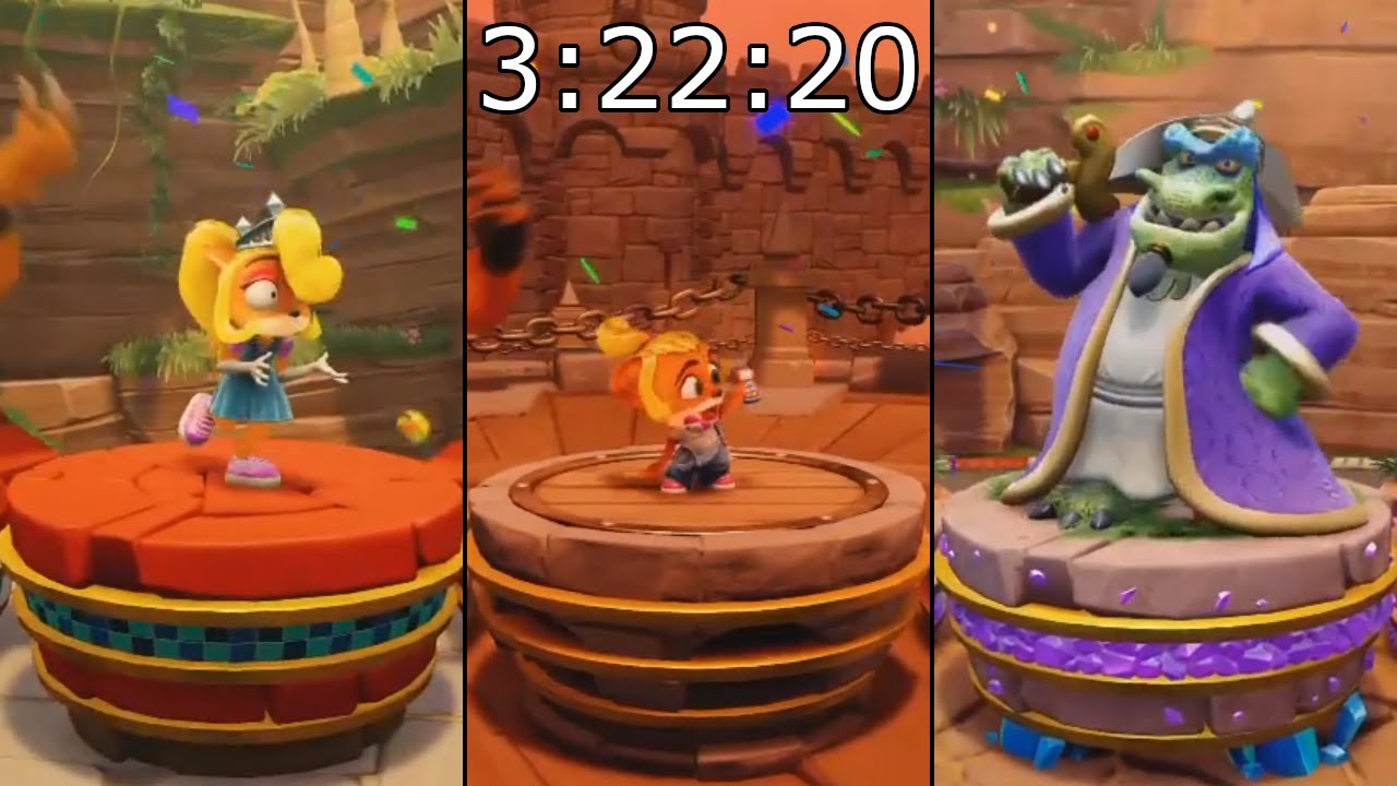 CTR:NF 101% speedrun in 4:37:21 (3:22:20 w/o loads) - YouTube