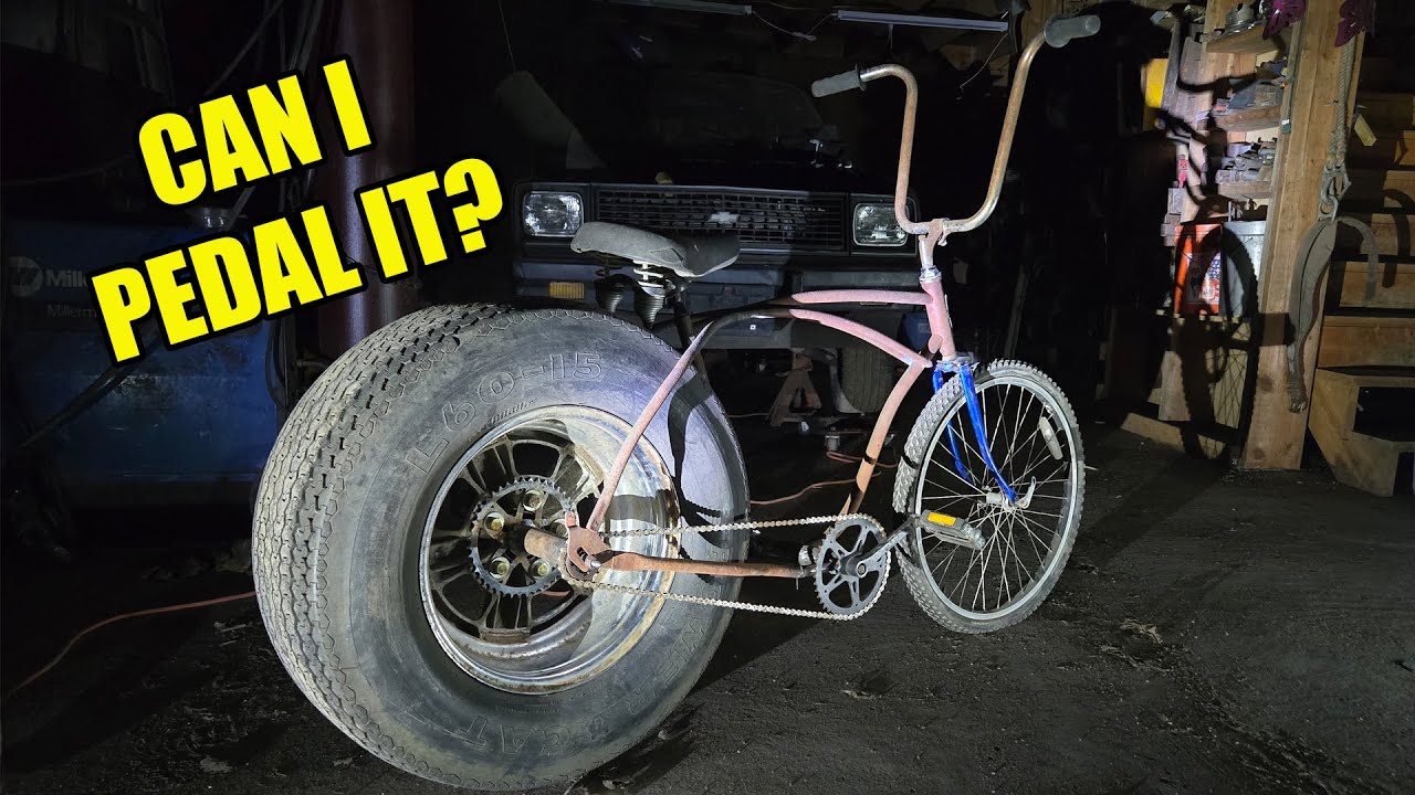 Building A Retro Fat Tire Rat Rod Bicycle - YouTube