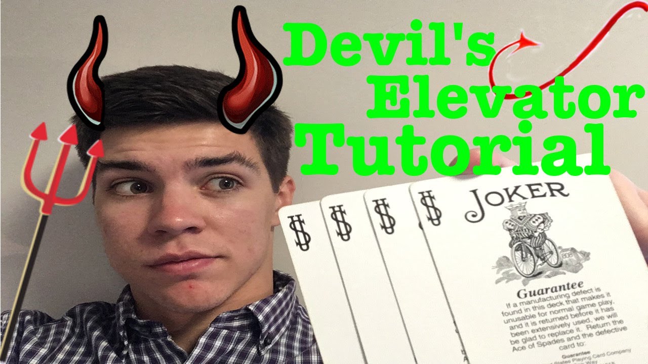 DEVIL'S ELEVATOR CARD TRICK TUTORIAL - YouTube