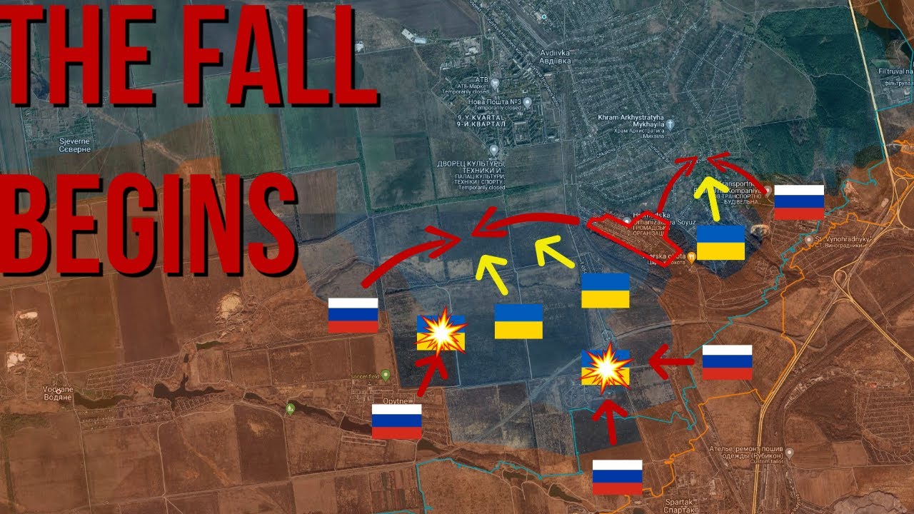 Russians Continue To Develop Their Rapid Success In Avdeevka, Advancing ...