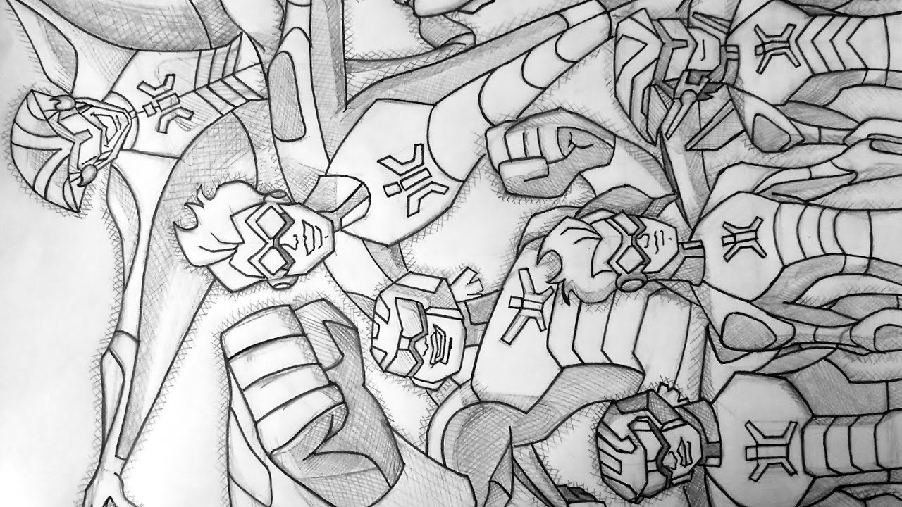 Stretch Armstrong and the Flex Fighters | Drawing | Cartoon - YouTube