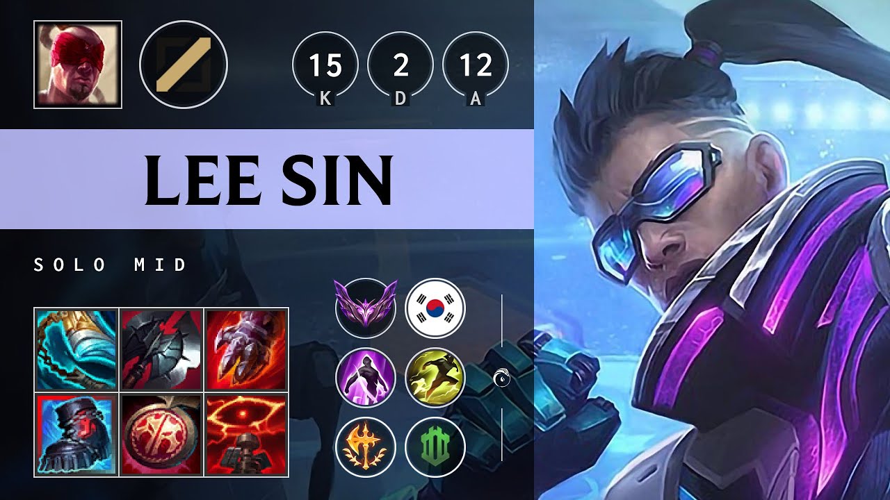 Lee Sin Mid vs Yone: Triple Kill, Legendary - KR Master Patch 25.S1.1 ...