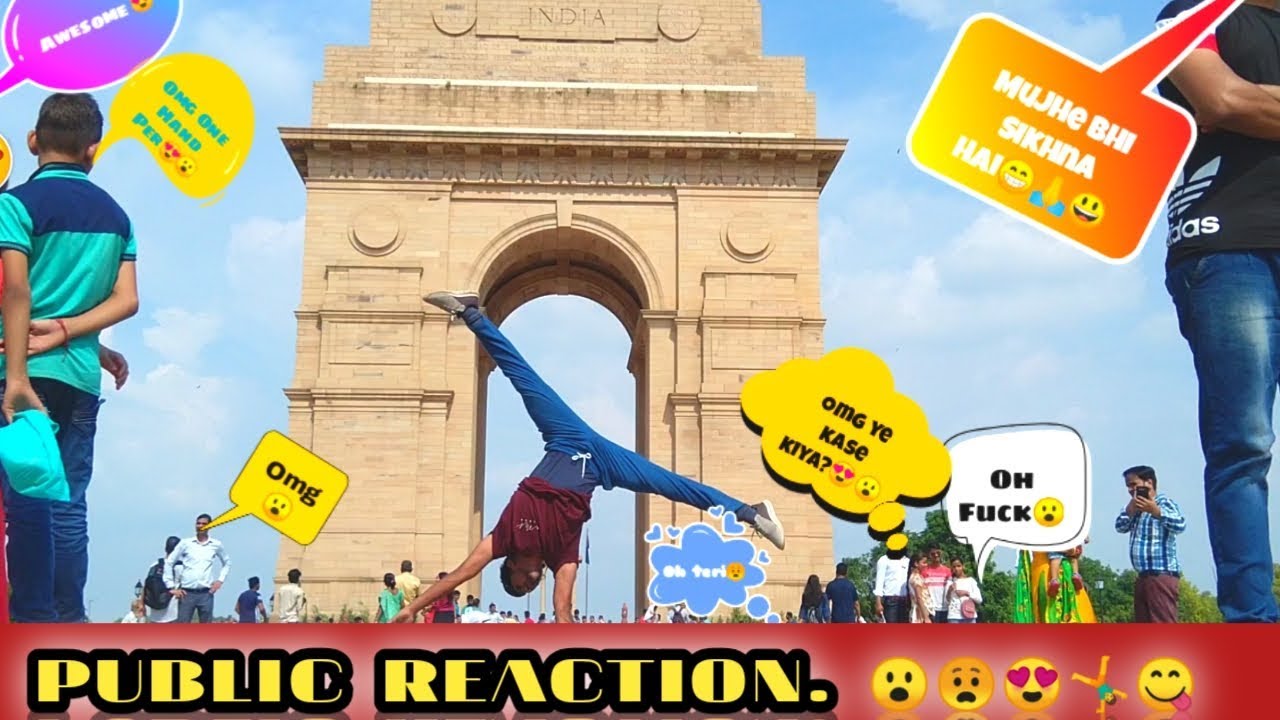 Flips in Public 😧| PUBLIC REACTION | Flips at India🇮🇳 Gate | 15 August ...