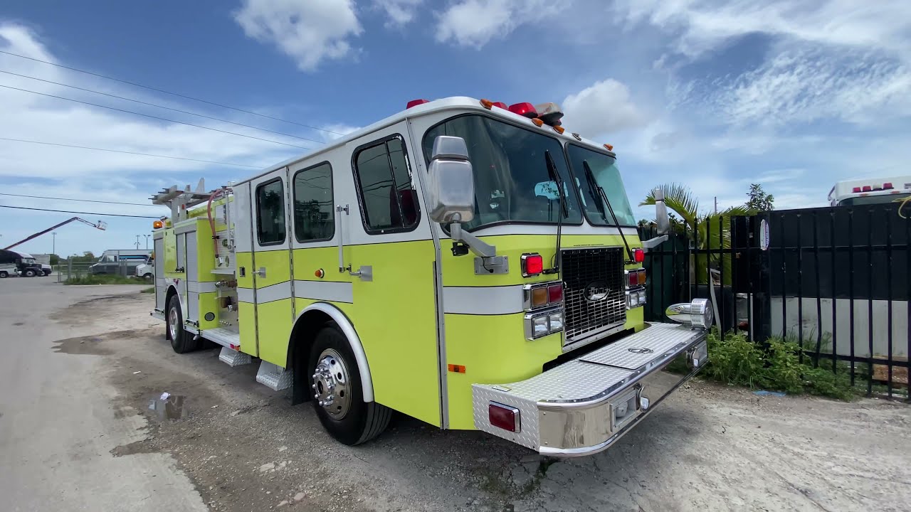 2003 E-One Cyclone Fire Truck - YouTube