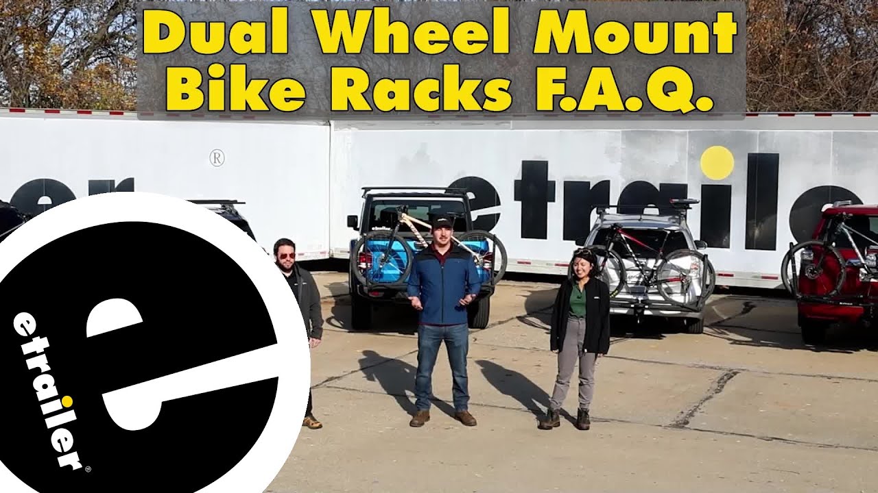 etrailer | Choosing the Right Dual Wheel Mount Bike Rack INH110 - YouTube