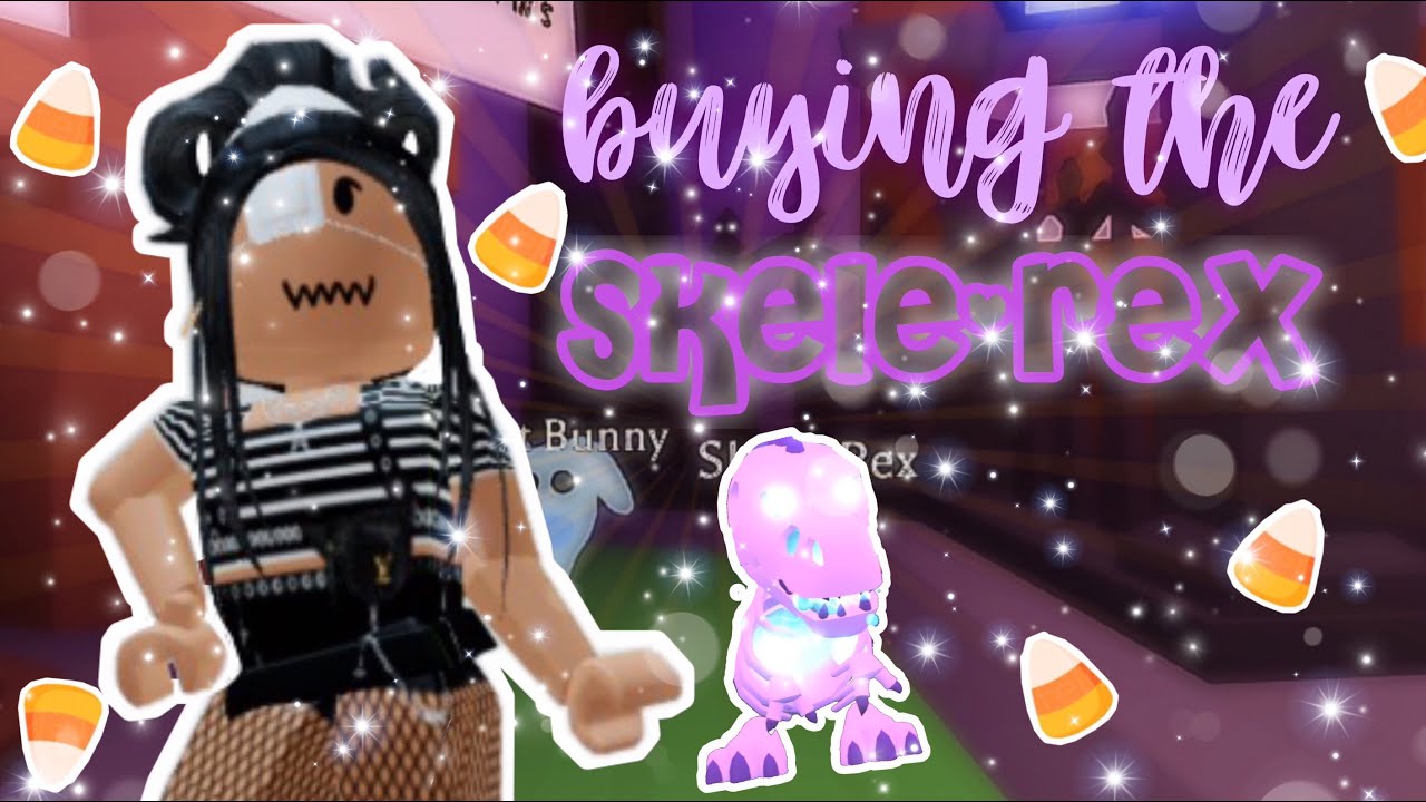 Buying The *NEW* Skele-Rex // Skelerex // Adopt Me Halloween // Adopt ...