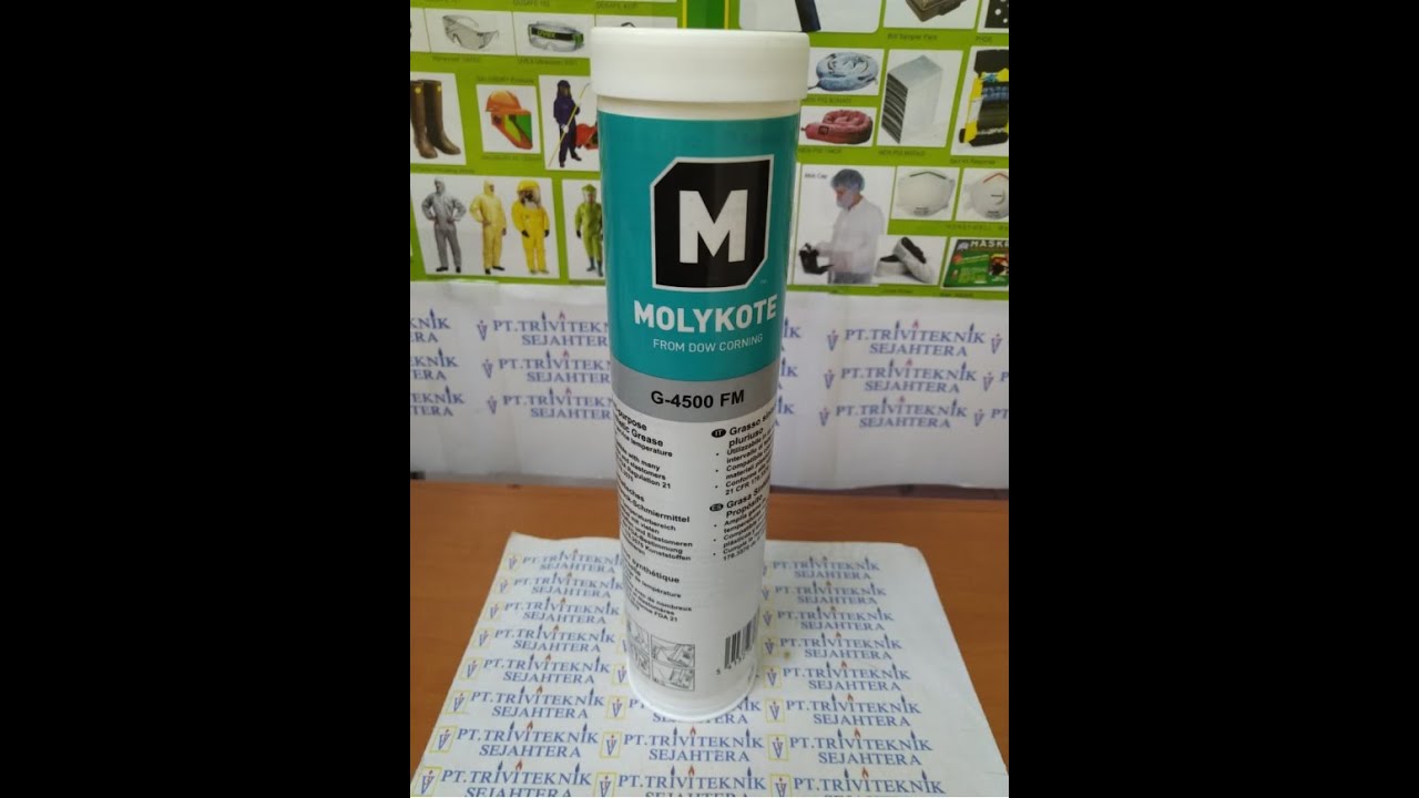 gemuk pelumas industri makanan minuman obat,molykote G 4500 synthetic ...