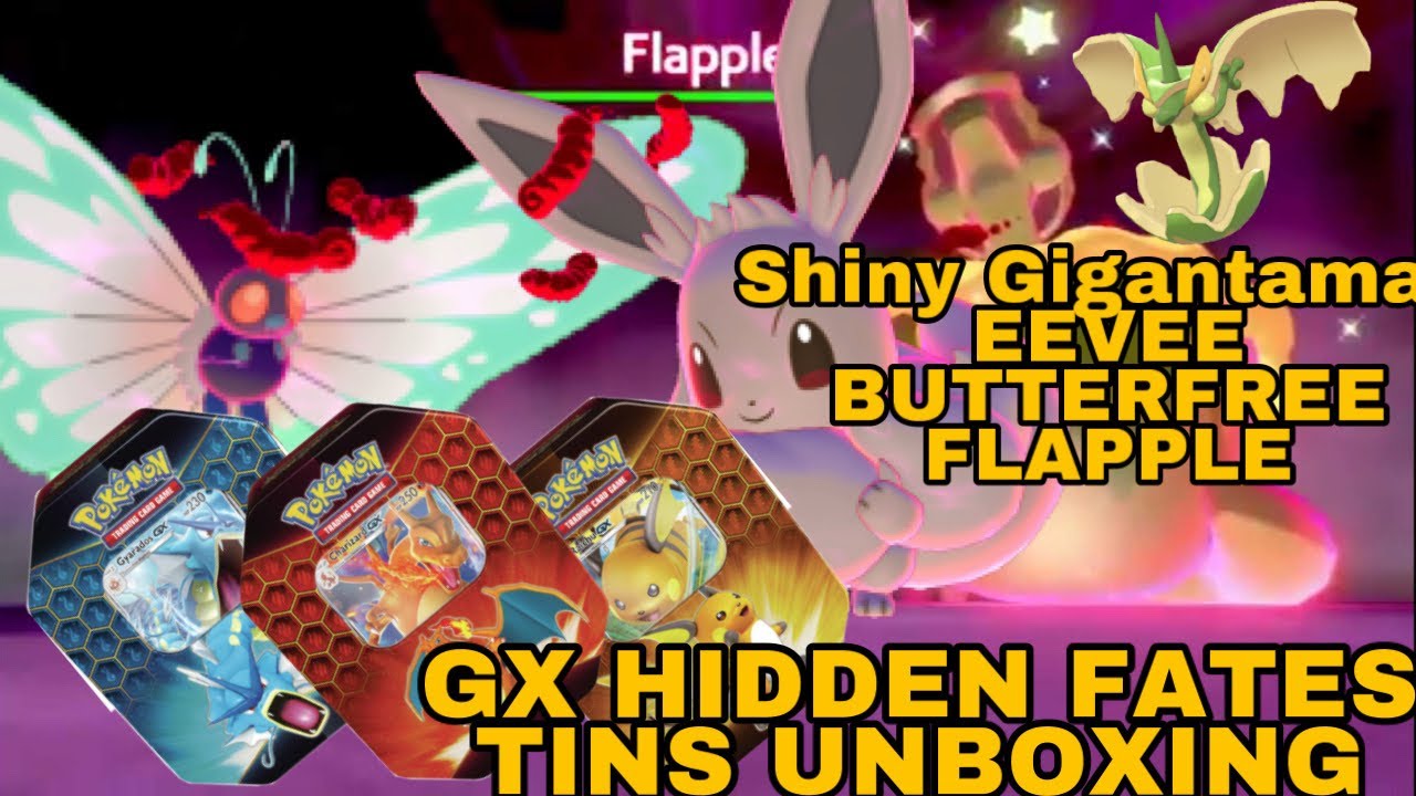 Pokemon Sword And Shield - Shiny GMax Star shiny HA EEVEE, BUTTERFREE ...