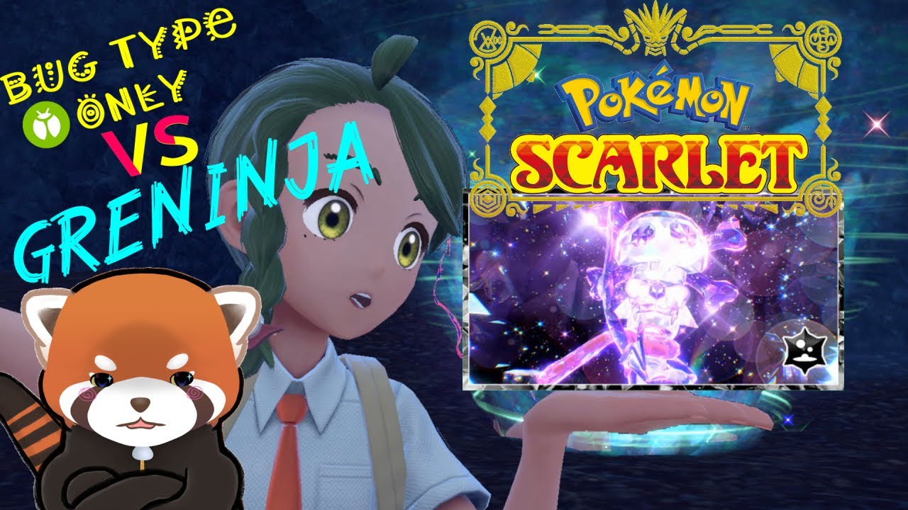 Bug type vs Tera Greninja! (Pokemon Scarlet) - YouTube