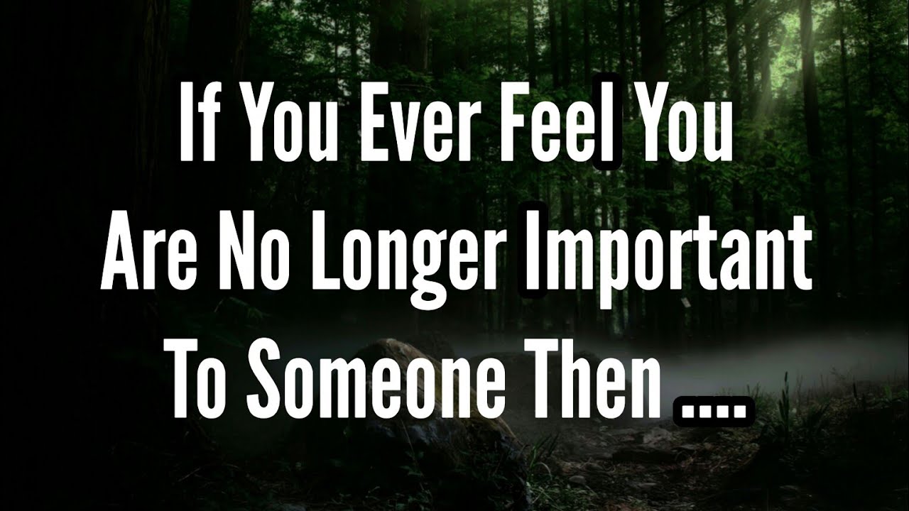 If you are not important for someone ...|Psychology facts ...