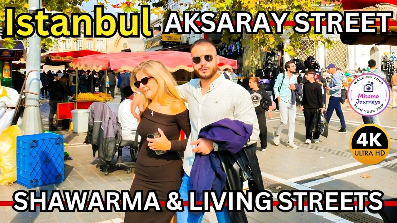4K Istanbul Aksaray District 2025 Walking Tour | Arabic Shawarmas ...