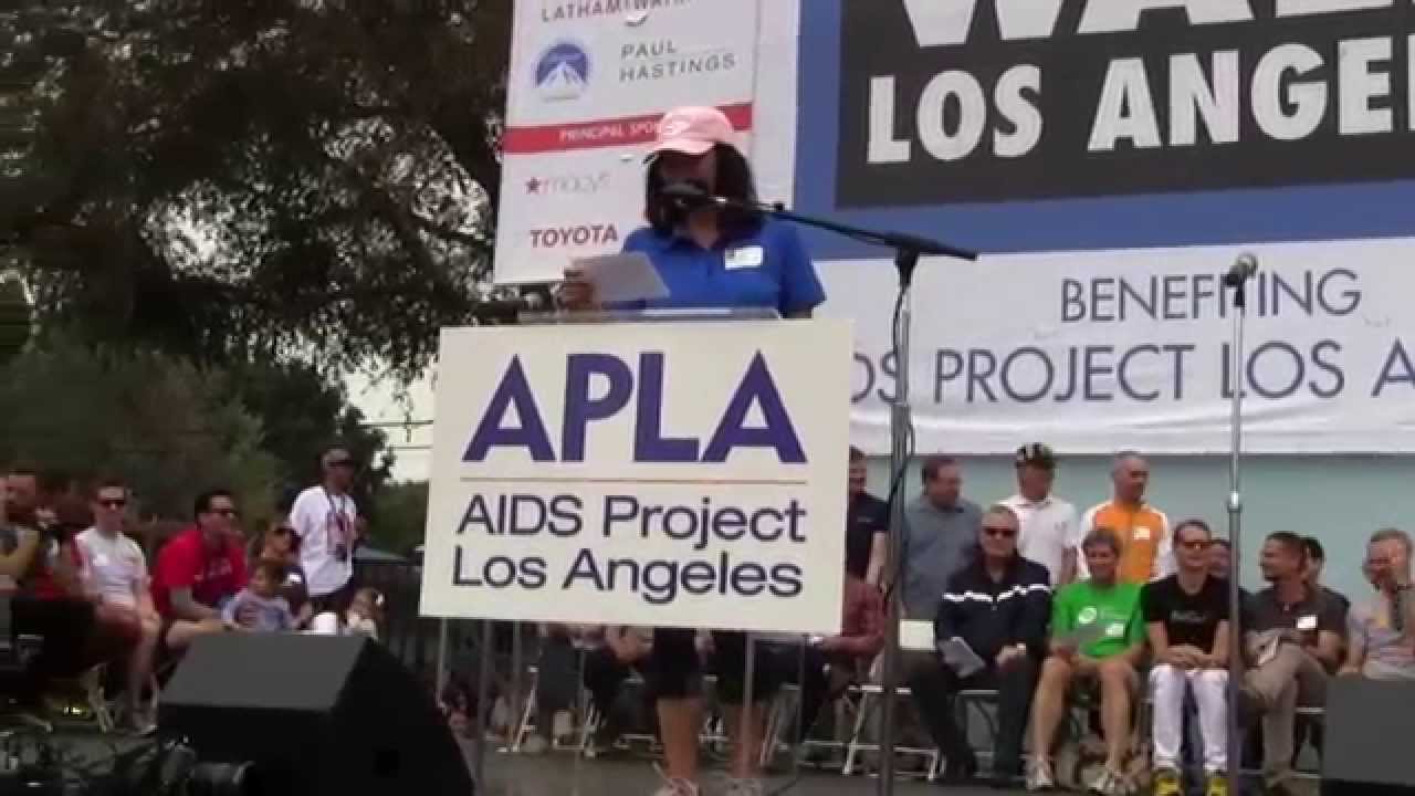 ABC7 Ellen Leyva Speaks at 30th Annual AIDS Walk Los Angeles Ceremony ...