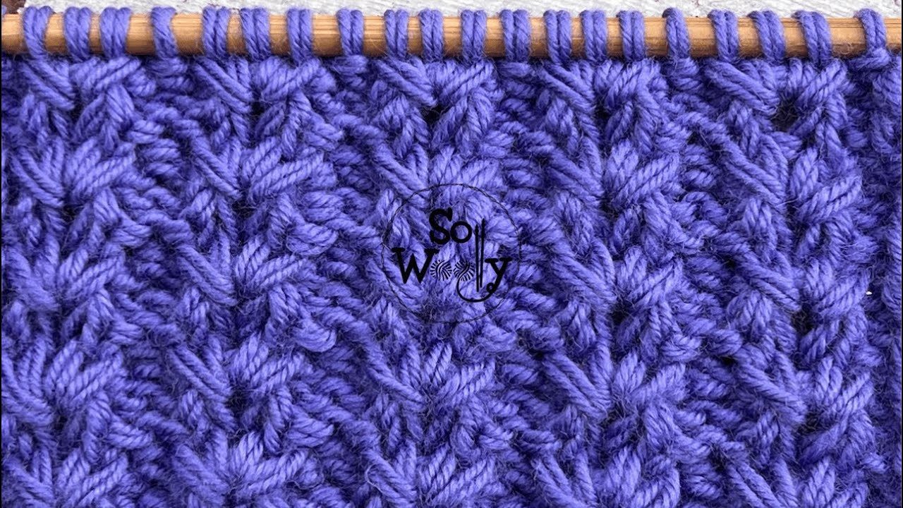 How to Knit the Little Flowers Stitch (4 rows only!) - So Woolly - YouTube