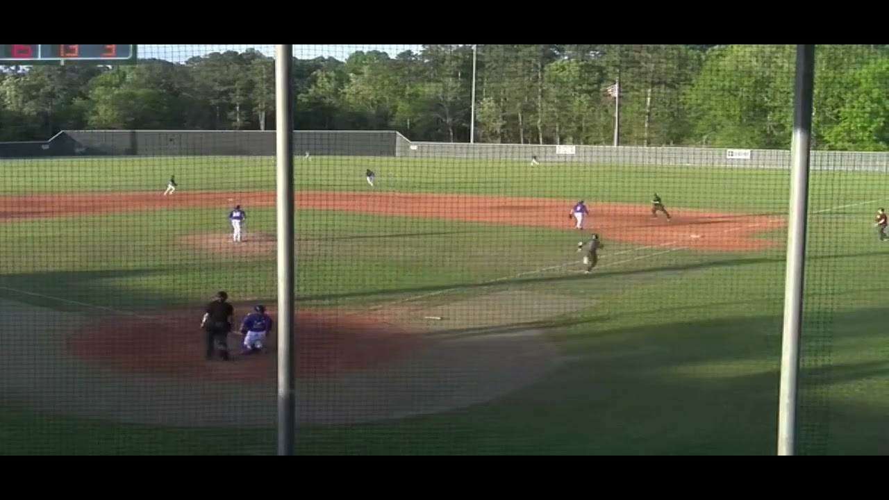 Hank Griffin triple to right center field gap - YouTube