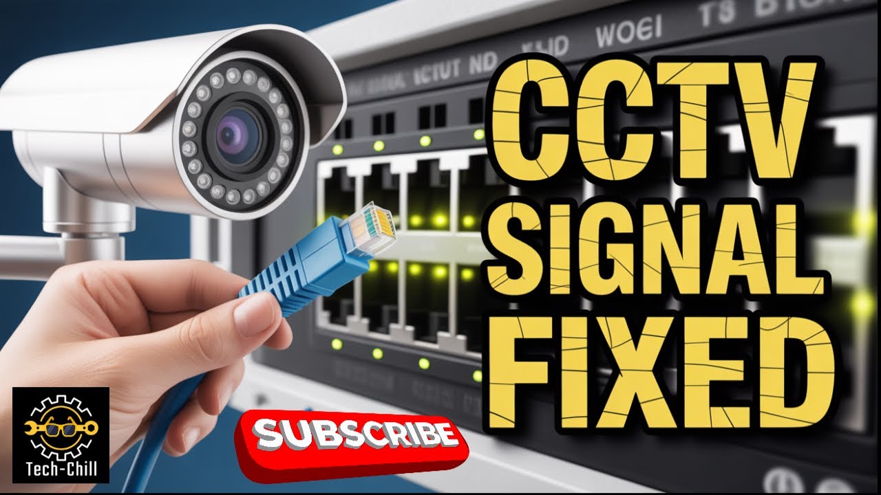 How to fix No Video Signal on a CCTV Camera - YouTube