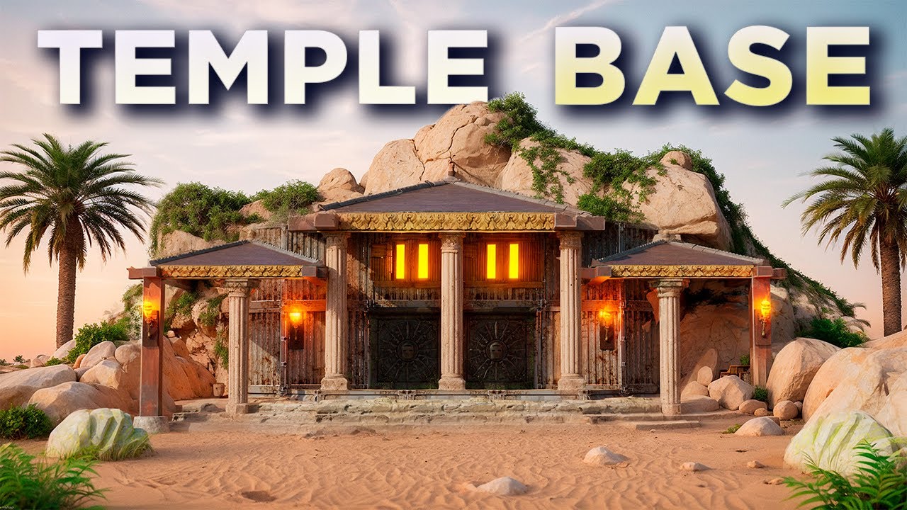 I Built an Ancient TEMPLE BASE in Rust.. - YouTube