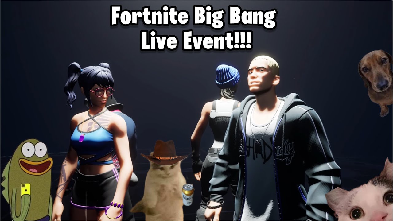 Fortnite Big Bang Live Event! - YouTube