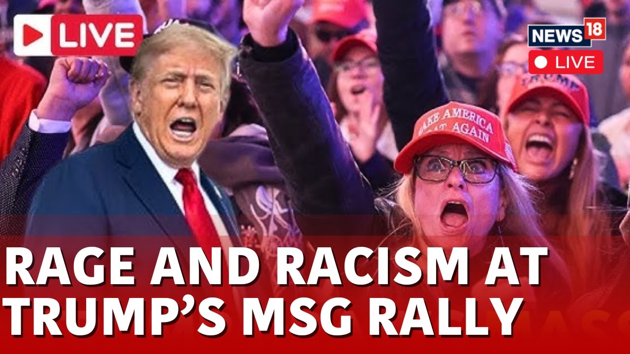 Trump Rally At MSG | Donald Trump LIVE: Trump Draws Massive Crowd at ...