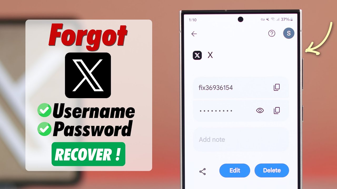 How to Find Twitter X Username And Password [Recover X Account] - YouTube