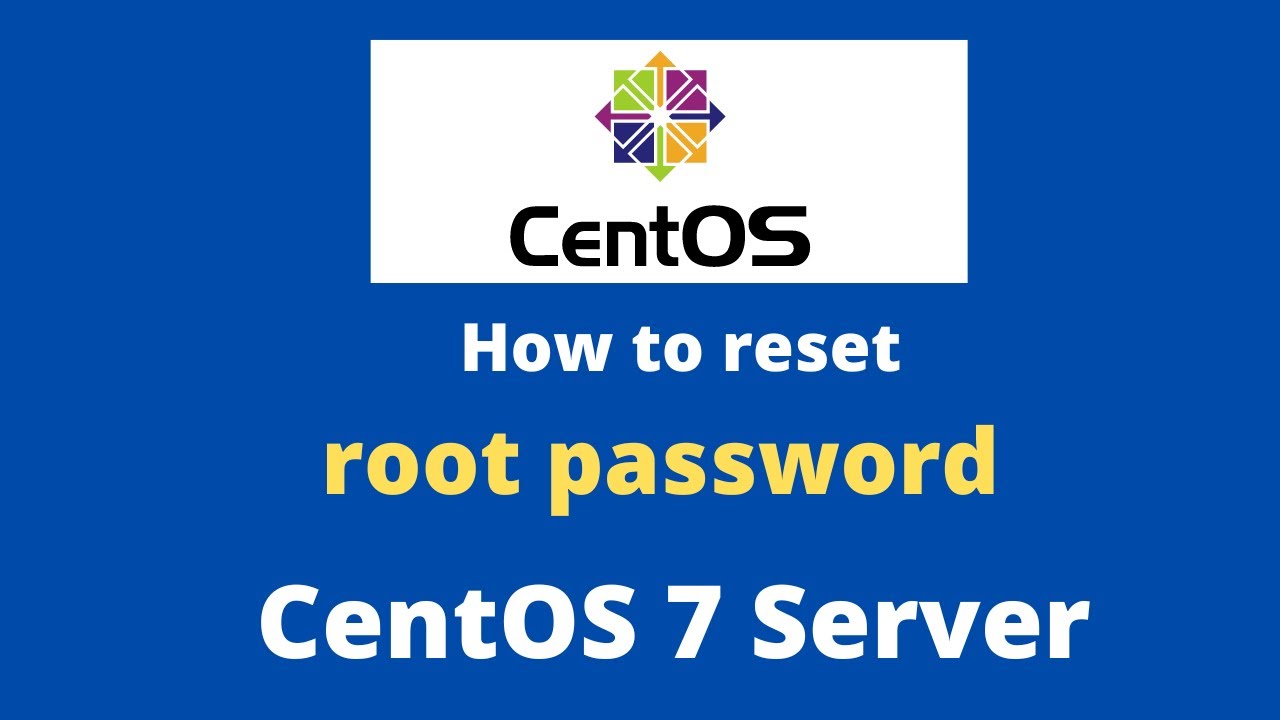 How To Reset Root Password In CentOS 7 Using Emergency Mode YouTube how-to-reset-root-password-in-centos-7-using-emergency-mode-youtube