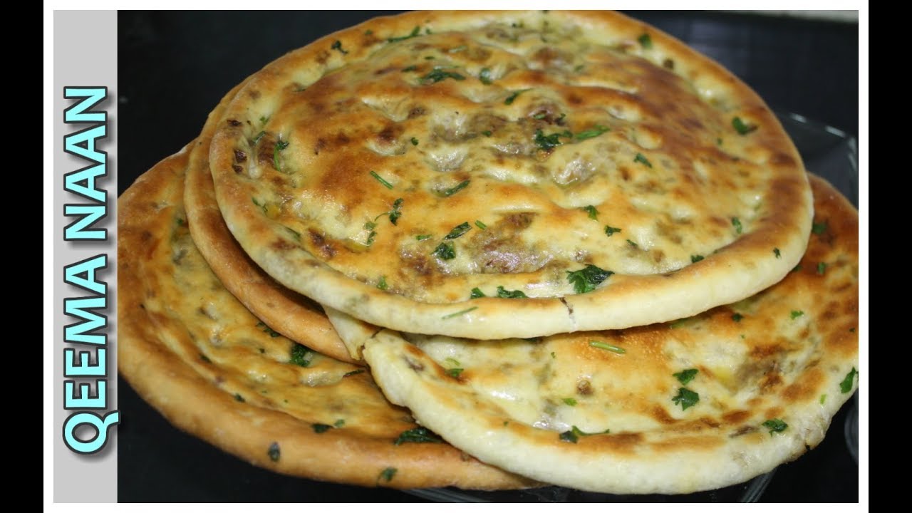 QEEMA NAAN in oven || قیمے والے نان - YouTube