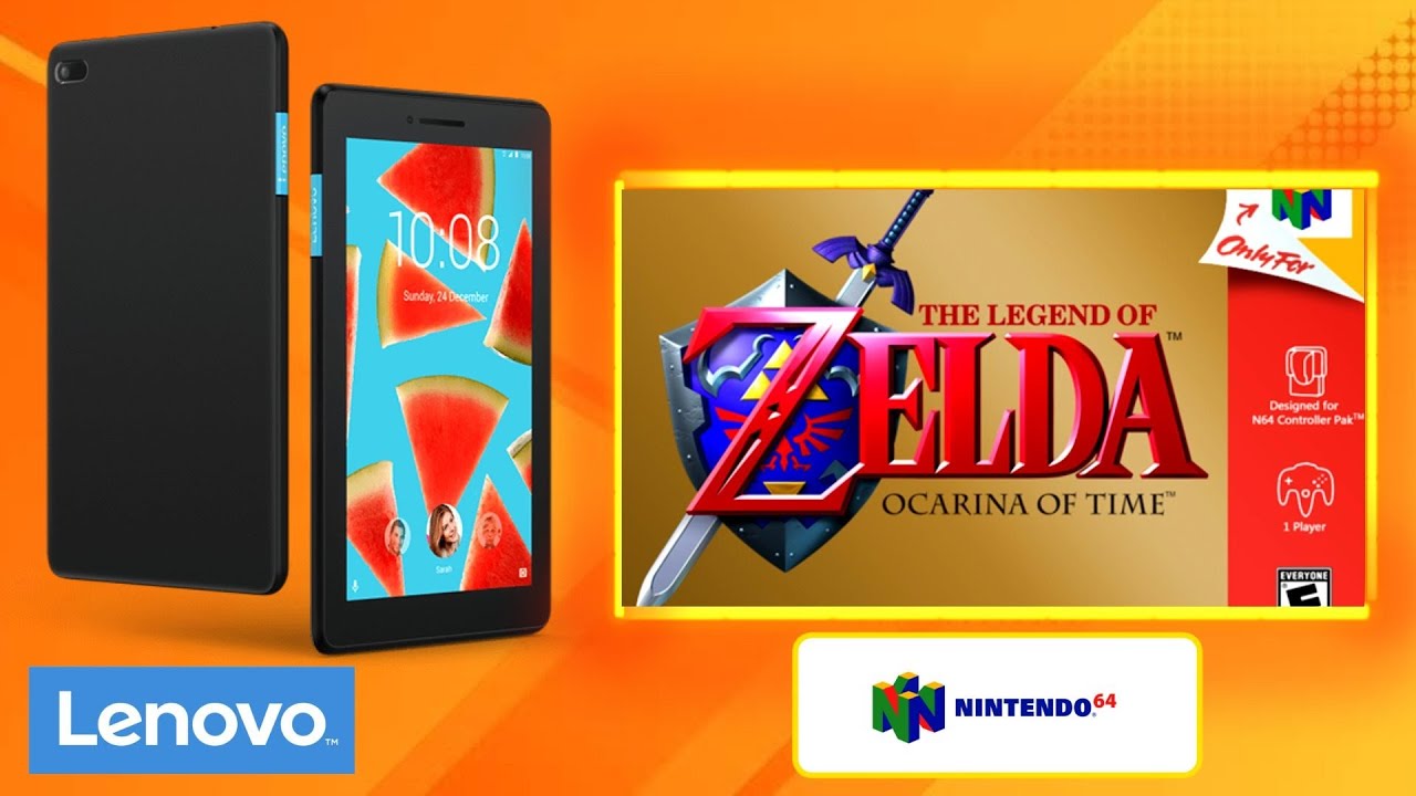 THE LEGEND OF ZELDA OCARINA OF TIME N64oid Lenovo Tab E7 ANDROID 8 1GB ...