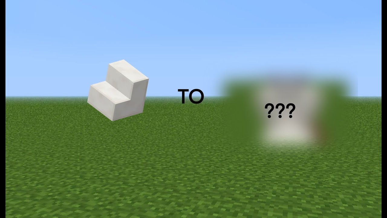 How to make redstone stairs in MC - YouTube