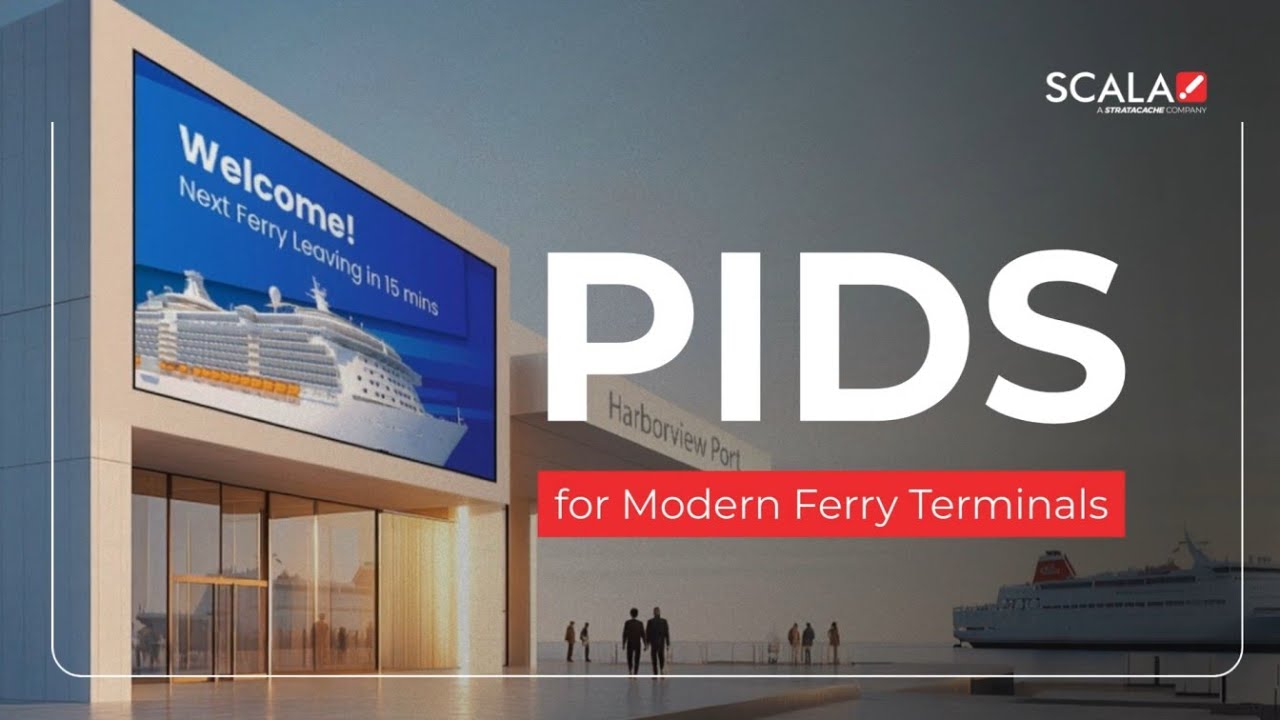 Passenger Information Display System for Modern Ferry Terminals - YouTube