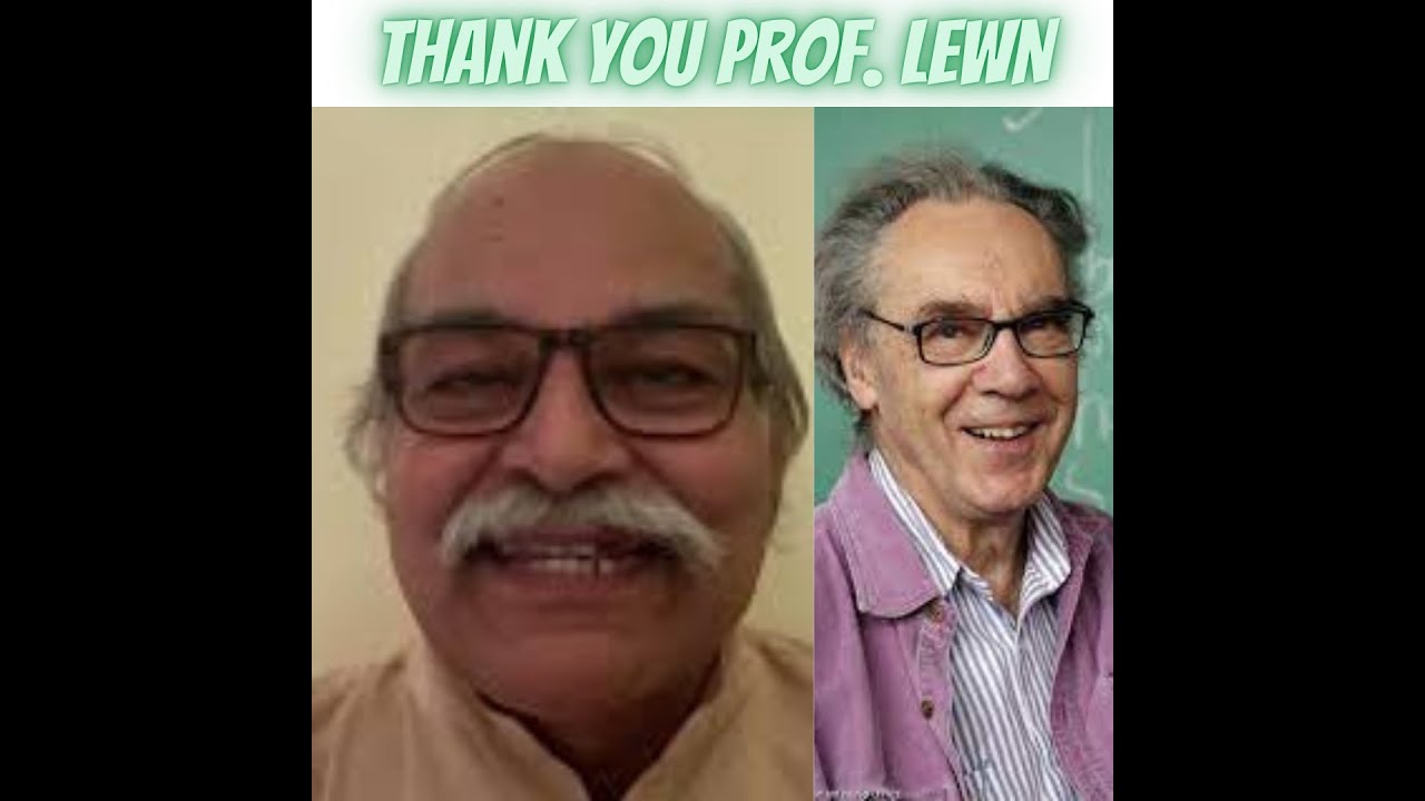 HC Verma Thanks Prof Walter Lewin For His Compliments Towards His ...