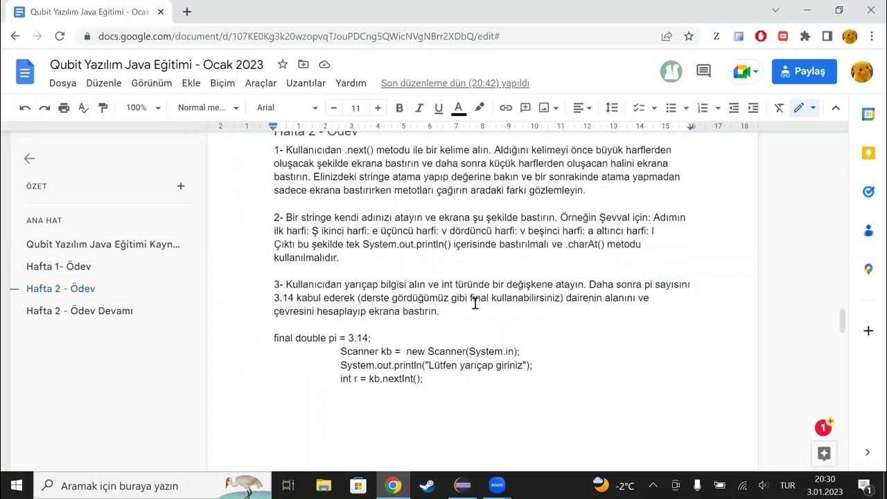 Java Dersleri: 8 - Örnek Kodlama - Stringler - YouTube