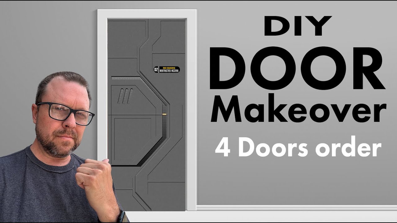 DIY 4 Doors Star Trek Custom Printed Vinyl Door Wrap - YouTube