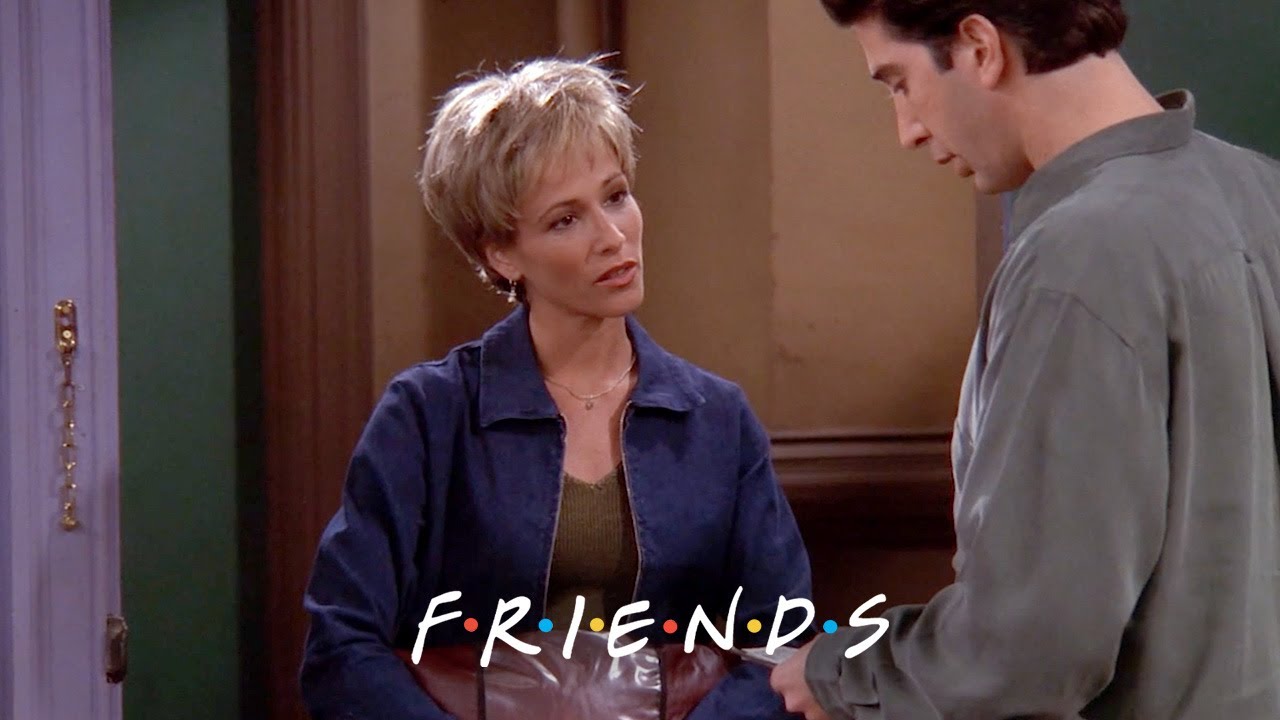 Ross Tries to Flirt with the Pizza Delivery Lady | Friends - YouTube