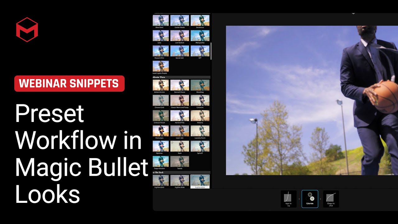 Preset Workflow in Magic Bullet Looks - YouTube