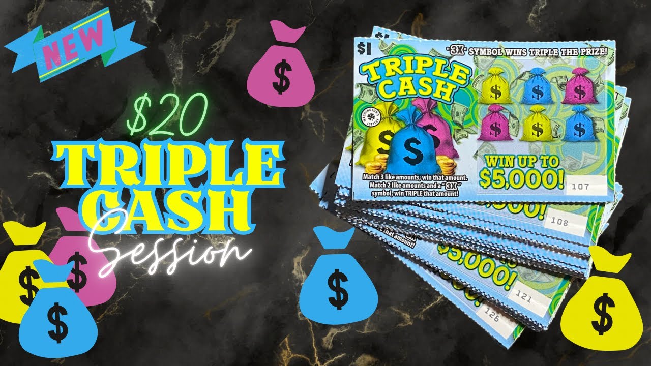 $1 TRIPLE CASH x20 | WA Lottery Scratch-Off Tickets #Lottery # ...