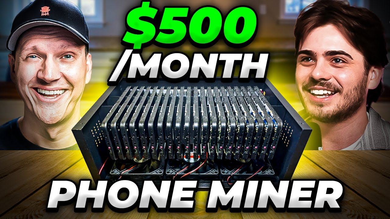 Making $500/Month With A Cellphone Home Crypto Miner - YouTube