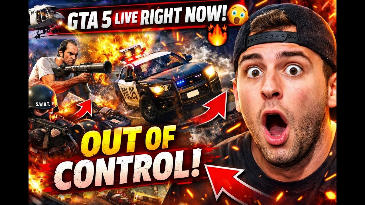🚨 GTA 5 LIVE RIGHT NOW… THIS GOT OUT OF CONTROL 😱🔥 - YouTube