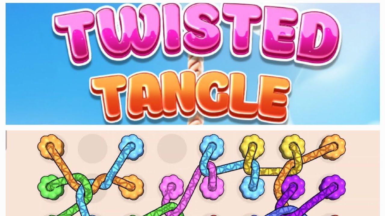 Twisted Tangle mobile gameplay levels 86-101 - YouTube