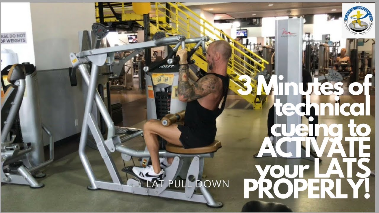 THE "HOW TO" STEP BY STEP LAT PULL DOWN VIDEO - EVERYTHING YOU NEED TO ...