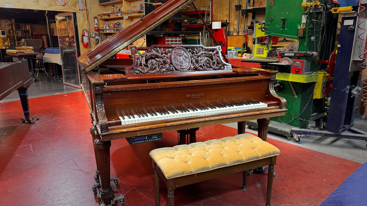 Introduction to Antique Knabe Piano - YouTube