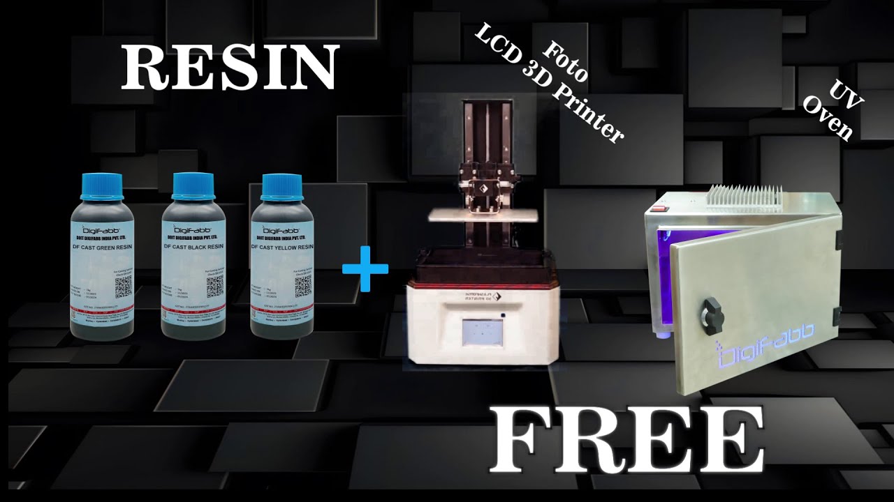Buy 1 lakh Rupees of Resin and Claim your Foto LCD 3D Printer & UV Oven ...