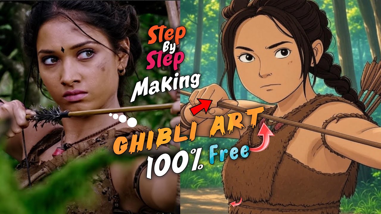 Making ghibli style Art images Free | How To Create Ghibli art For Free ...
