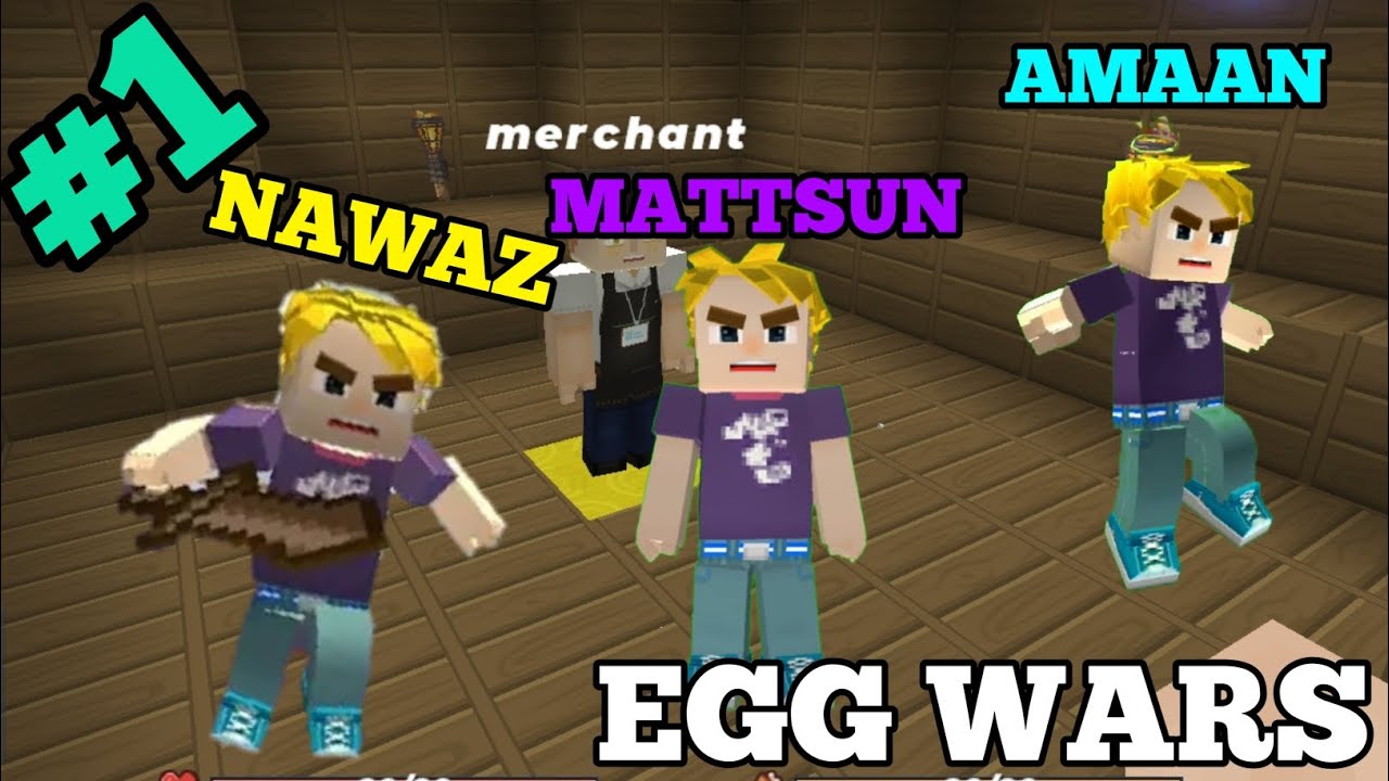 EGG WARS GAMEPLAY WITH NEW MAP!! || BLOCKMAN GO || - YouTube