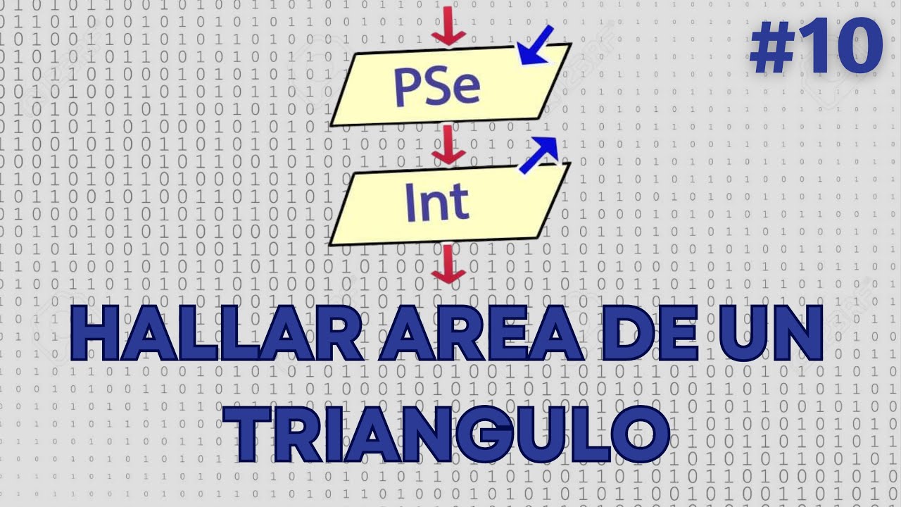 EJERCICIO 03 - AREA DE UN TRIANGULO | CURSO PSEINT #10 - YouTube