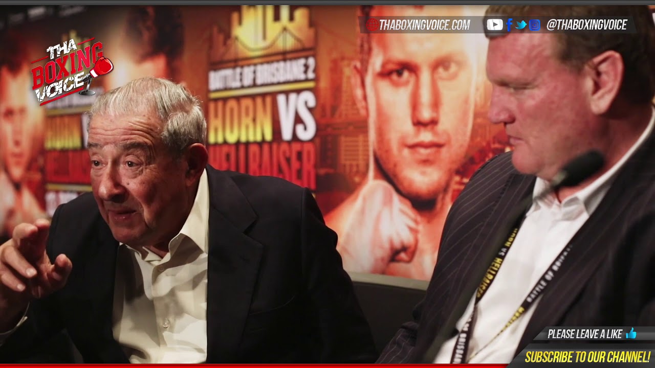 Bob Arum on Jeff Horn vs Terence Crawford and More - YouTube