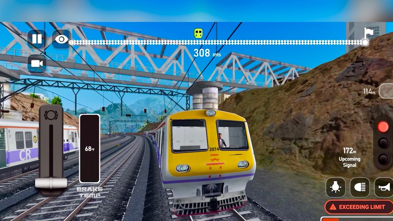 Train simulator game | Mumbai local Train game | Realistic 3D games ...