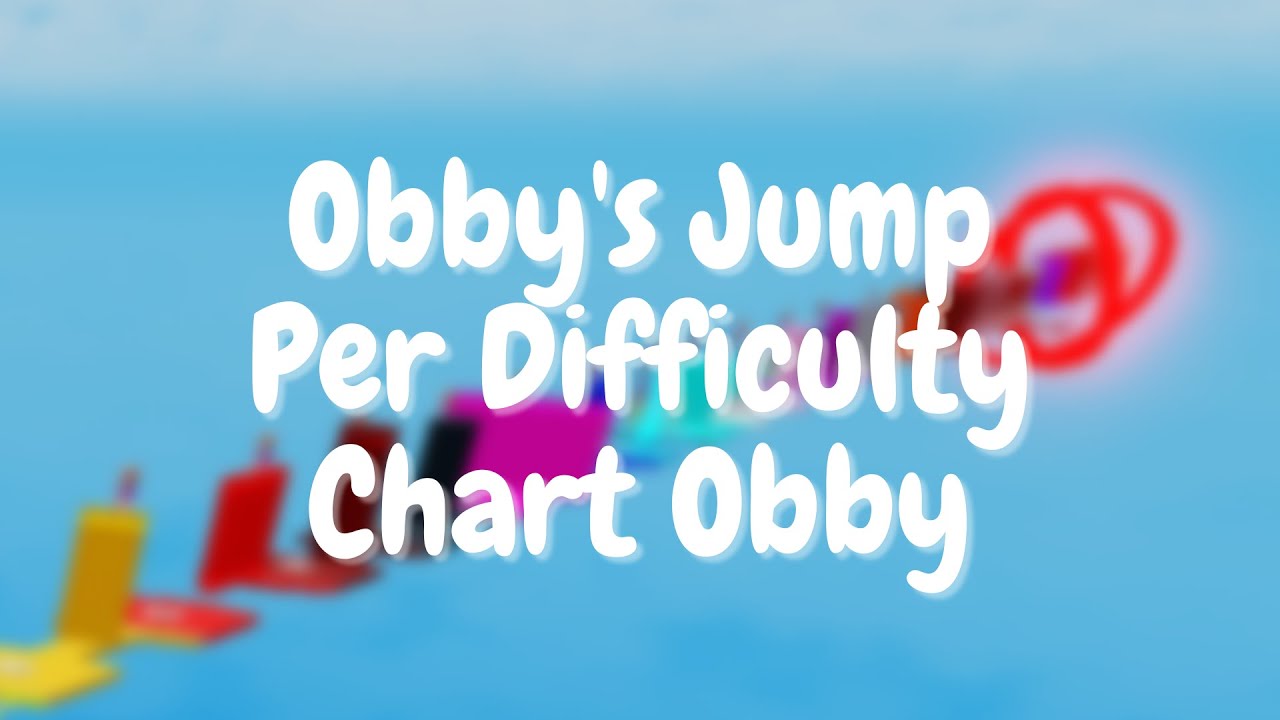 Obby's Jump Per Difficulty Chart Obby - All Stages 1 - 29 - YouTube