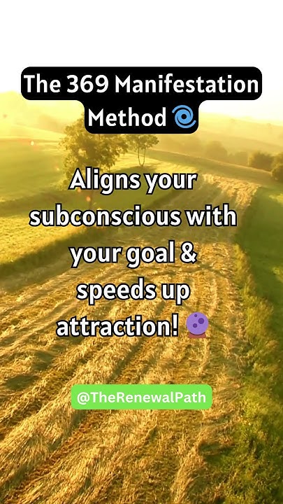 369 Manifestation Method: Attract Your Desires FAST! 🌀 #shorts #facts #fyp - YouTube